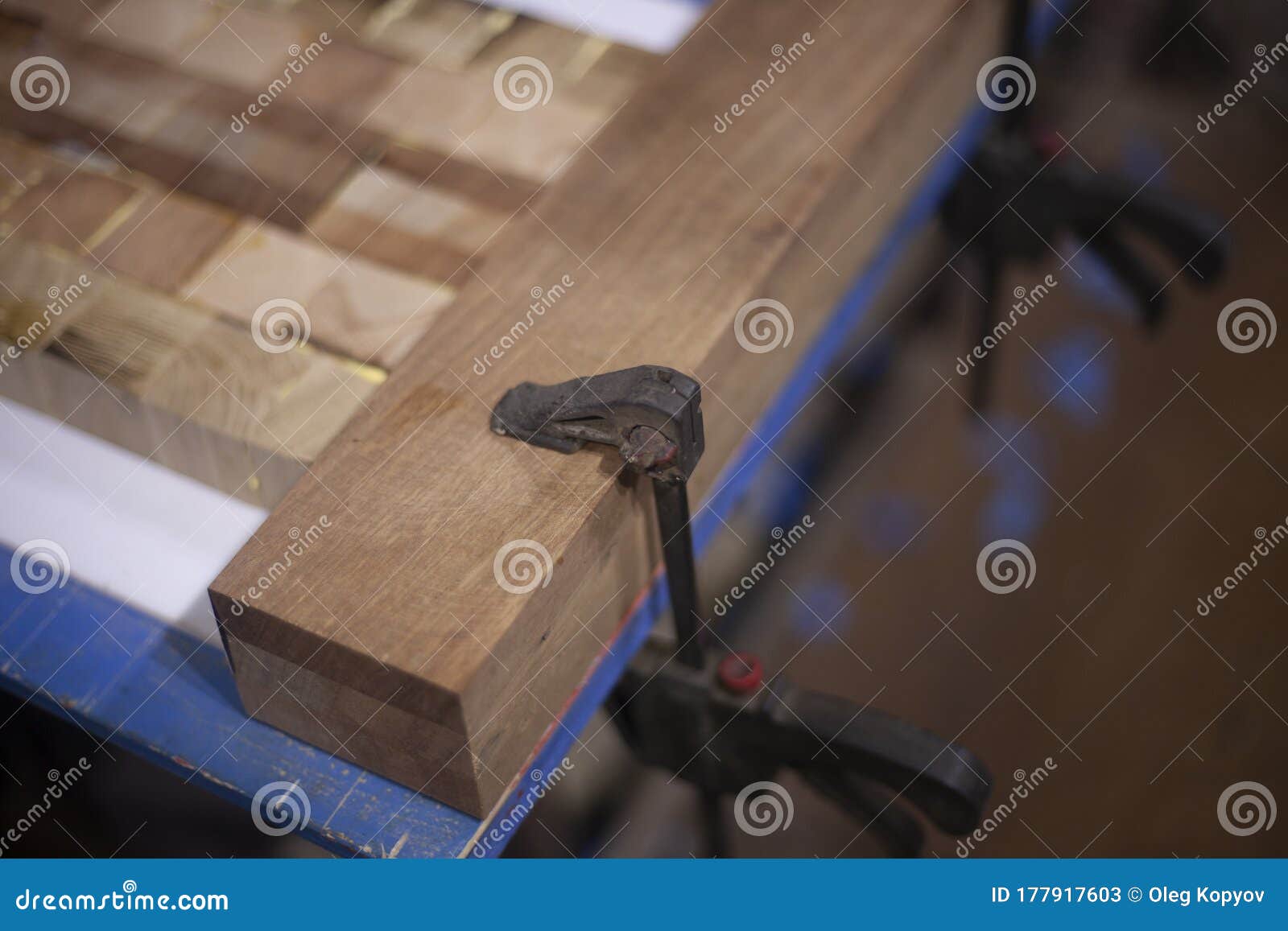 Making wood planks. stock image. Image of glued, board - 177917603