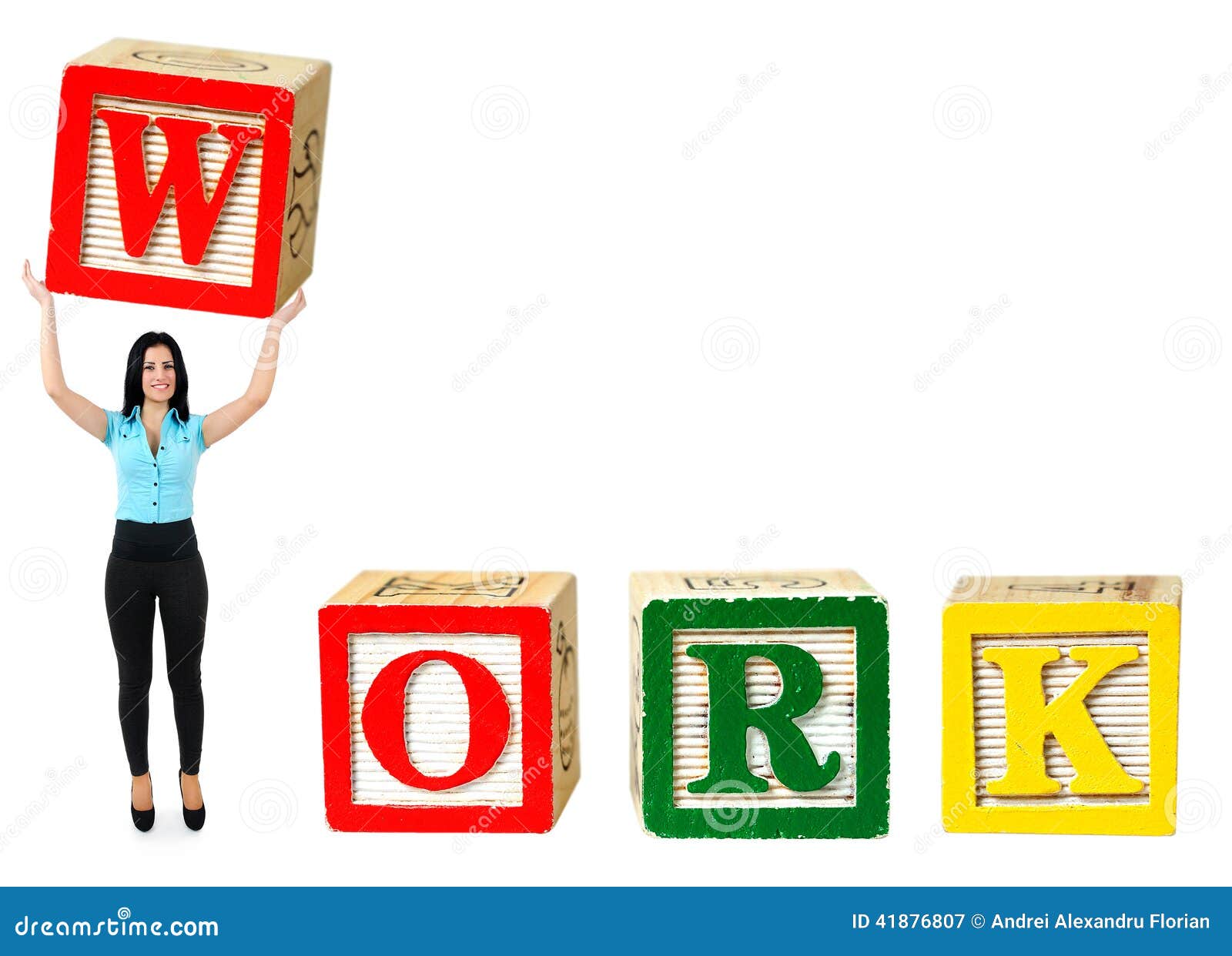 Work word stock image. Image of occupation, advertising - 41876807