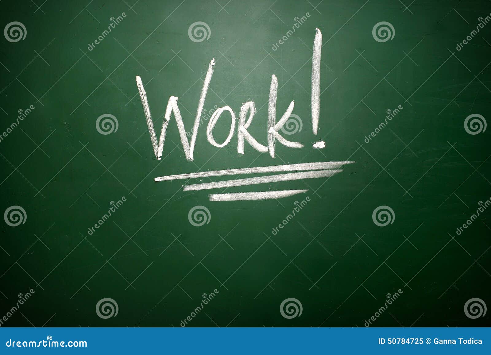 Work Writing, Written with Chalk Stock Image - Image of pink ...