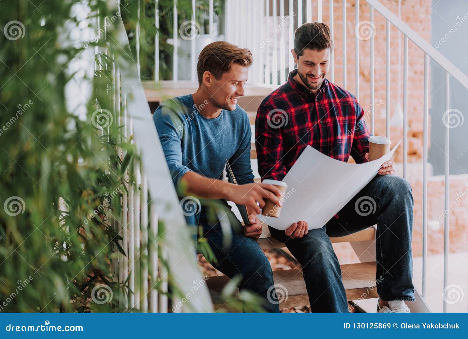 Work with Your Partner is always More Productive Stock Image - Image of ...