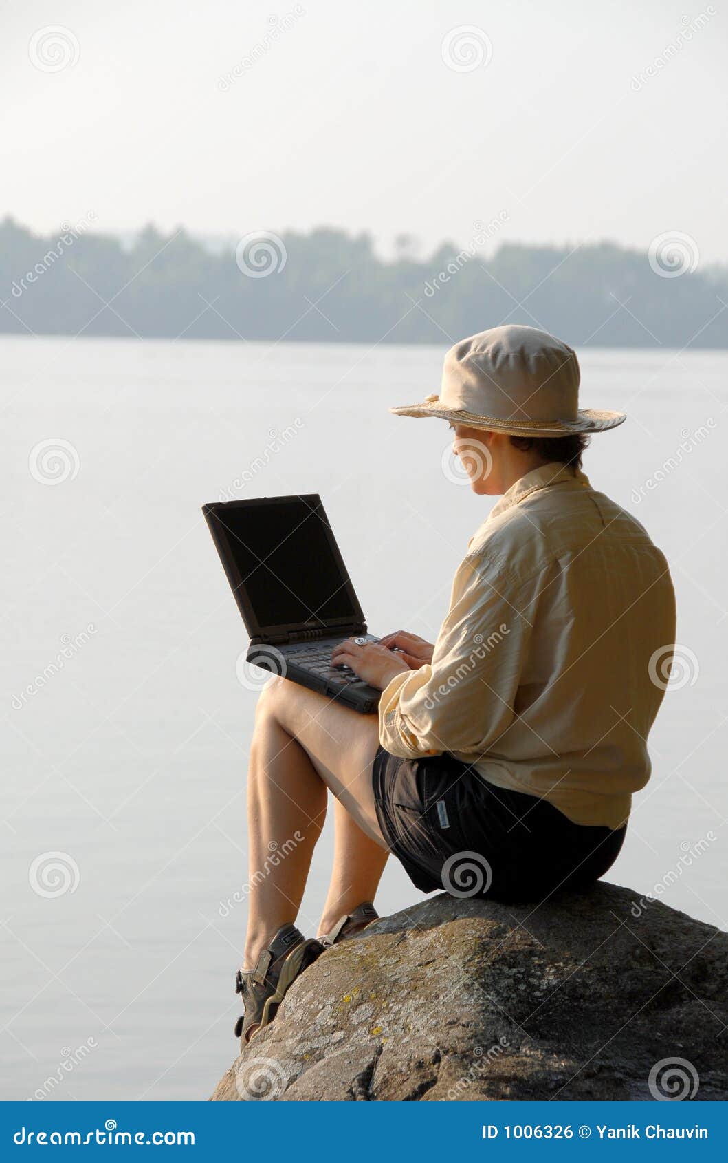 Workaholic stock photo. Image of workaholic, river, leisure - 1006326