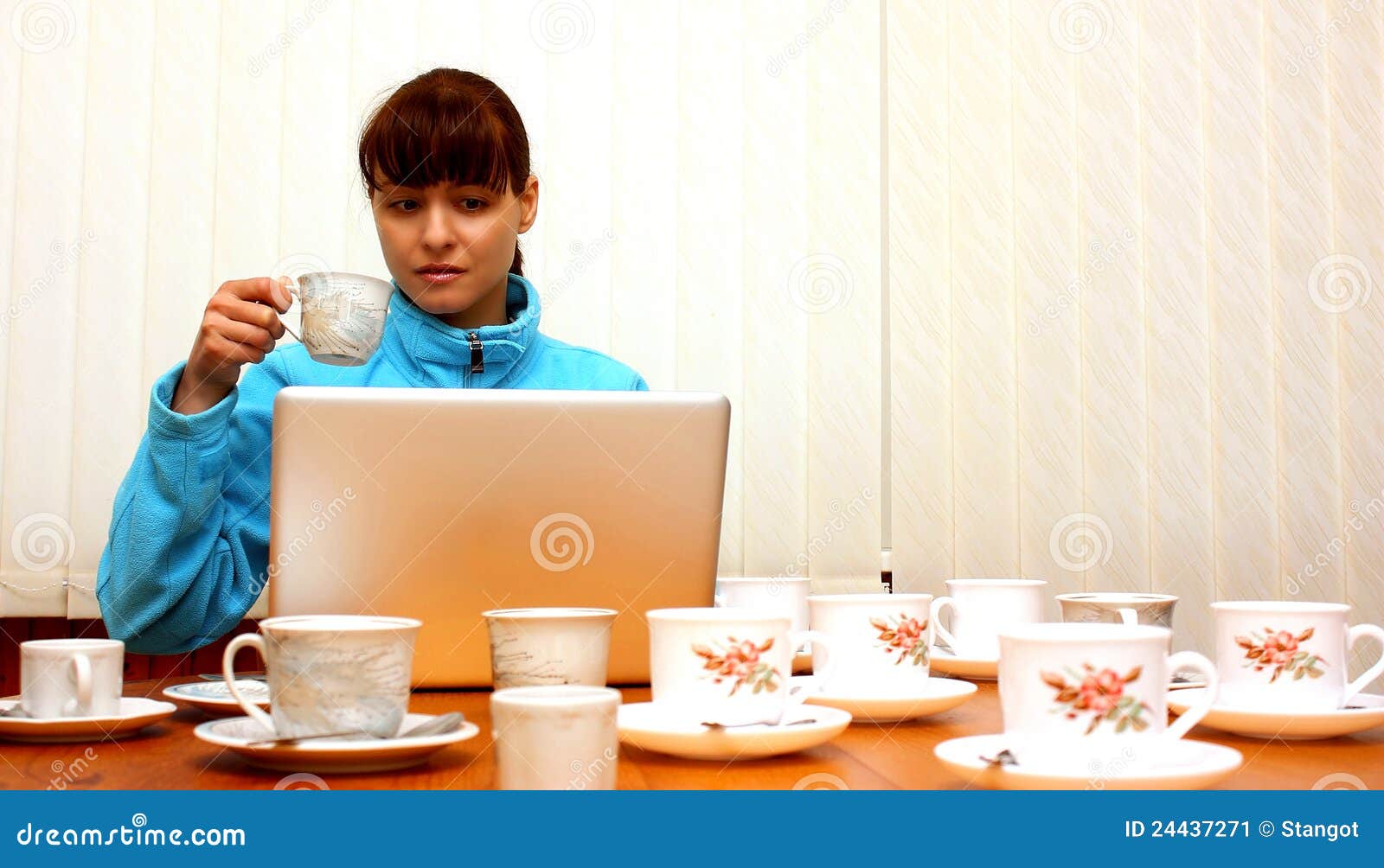 Workaholic stock image. Image of coffee, person, addicted - 24437271
