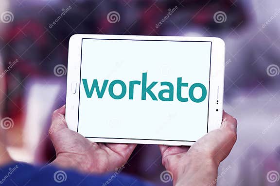 Workato enterprise logo editorial photo. Image of editorial - 118582151