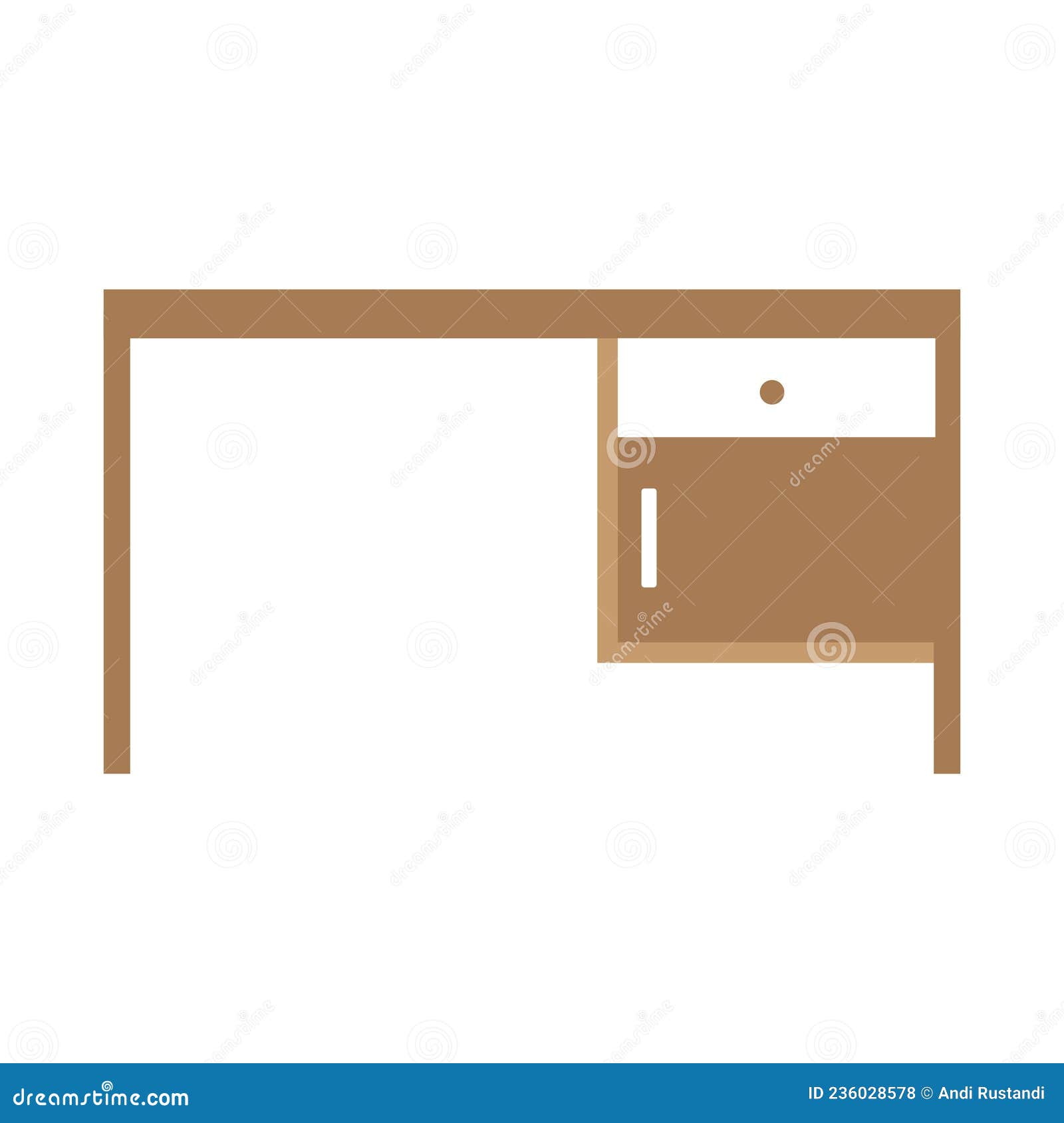 Workbench Drawing for Graphic Design Project Stock Vector ...