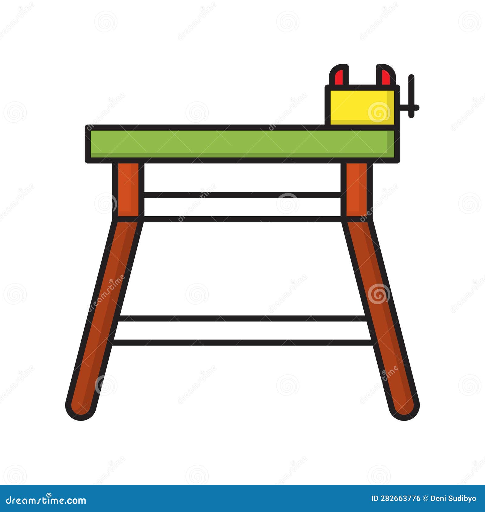 Workbench Icon For Functional Design Cartoon Vector | CartoonDealer.com ...