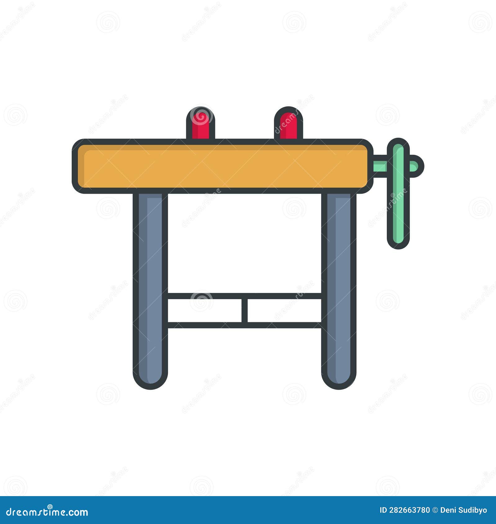 Workbench Icon For Functional Design Cartoon Vector | CartoonDealer.com ...
