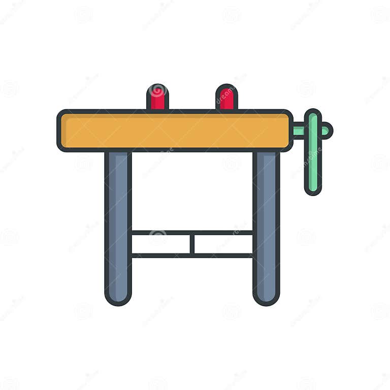 Workbench Icon Vector Design Templates Simple and Modern Stock Vector ...