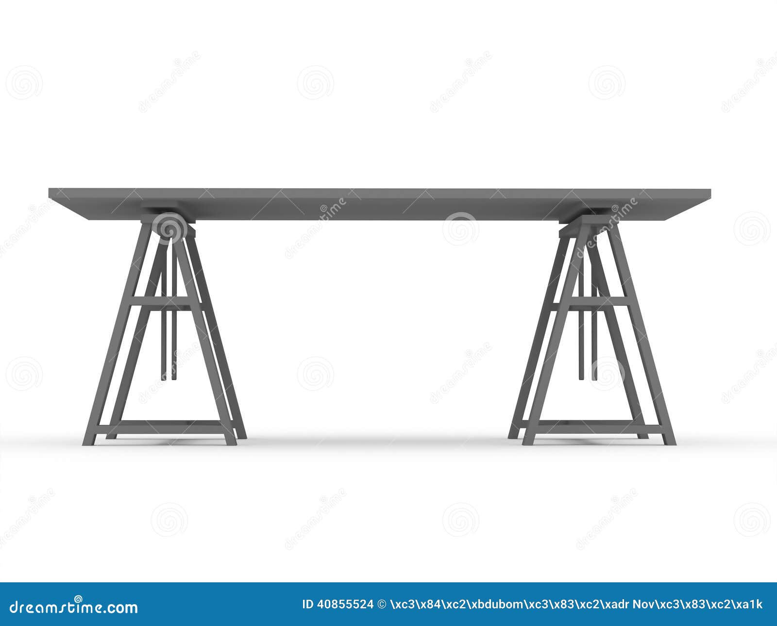 Workbench Isolated on White Stock Illustration - Illustration of joiner ...