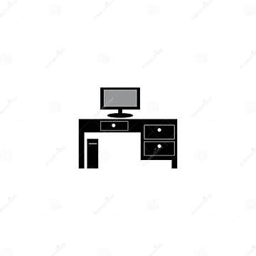 Workbench logo icon design stock vector. Illustration of table - 259682301