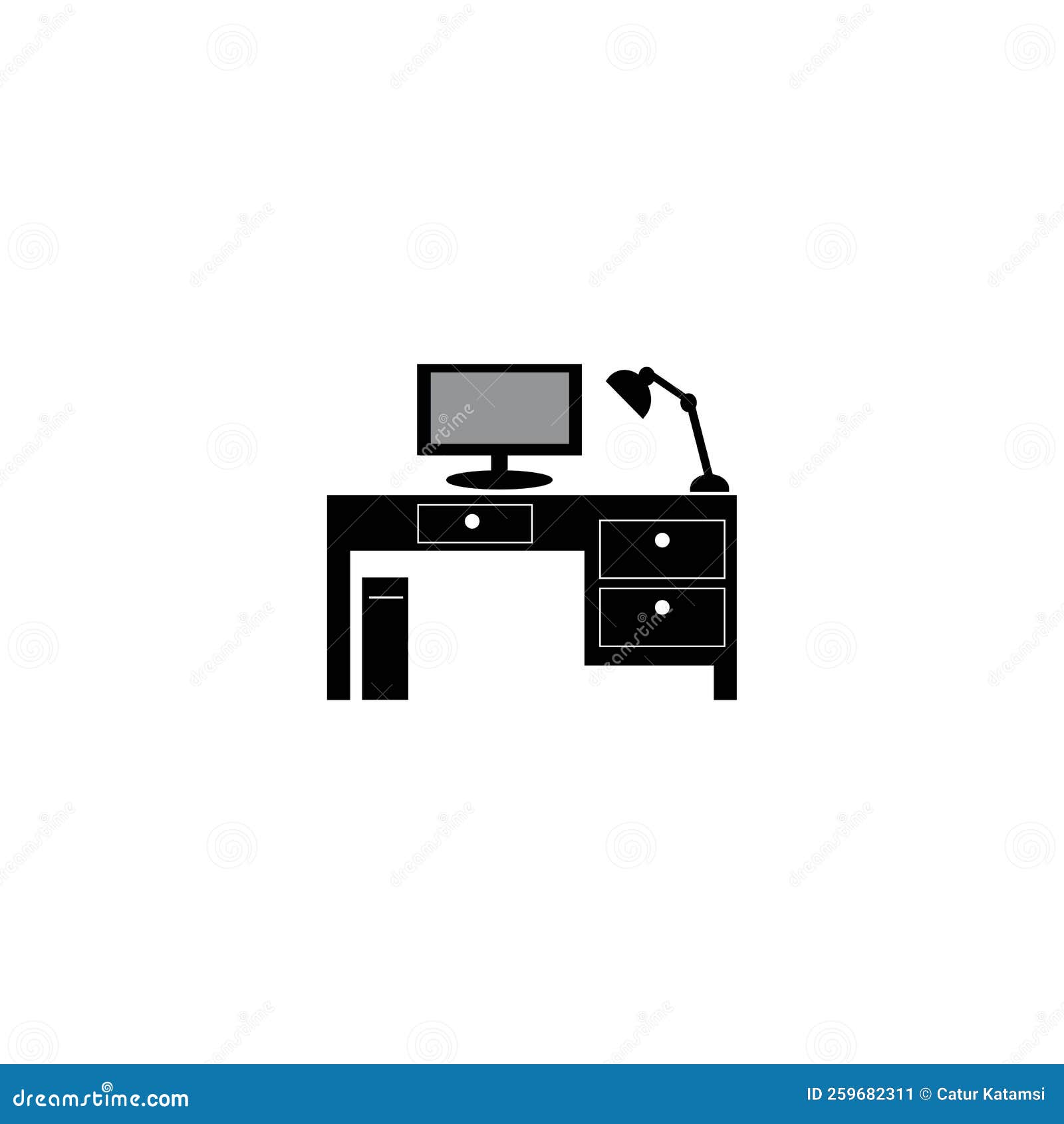 Workbench logo icon design stock illustration. Illustration of flat ...