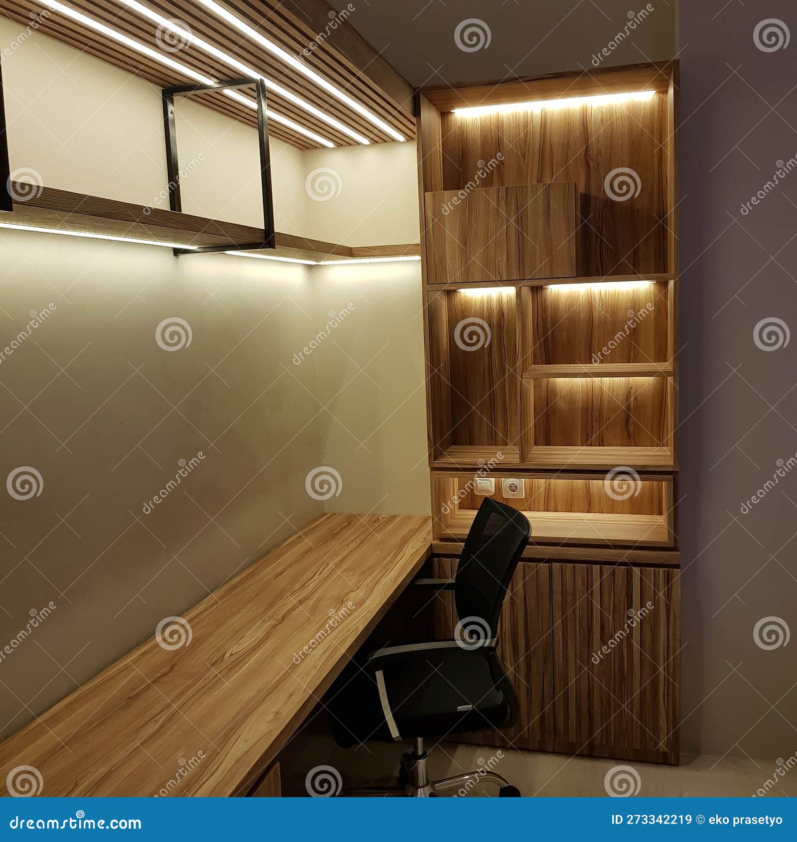 Workbench Work Table Office Bookcase Stock Image - Image of table ...