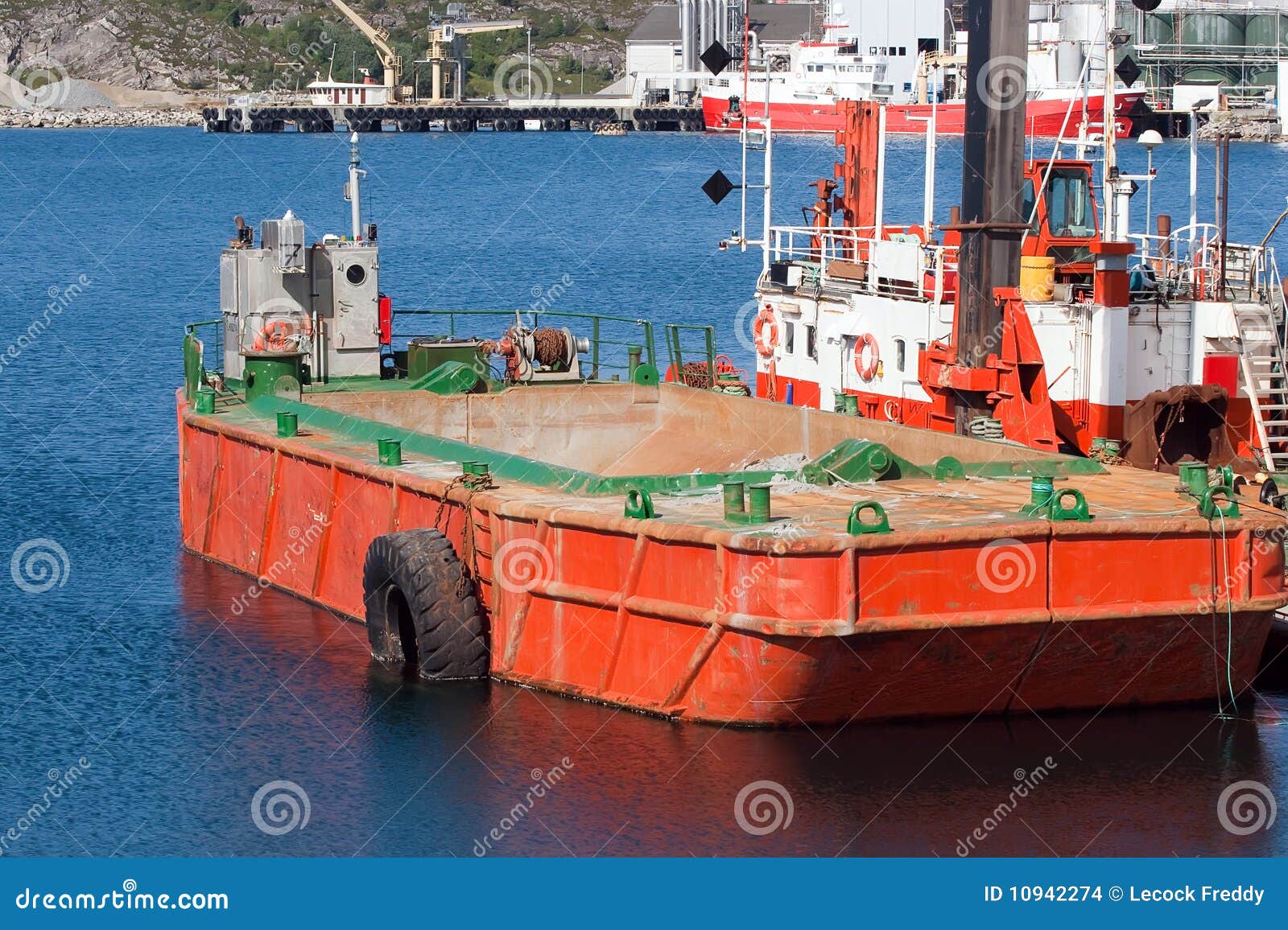 Workboat stock photo. Image of technology, blue, technological - 10942274