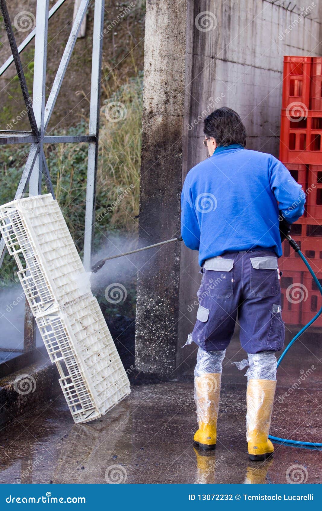 Worker stock photo. Image of clean, industry, washer - 13072232