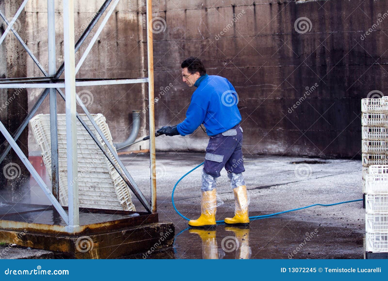 Worker stock image. Image of industrial, industry, washer - 13072245
