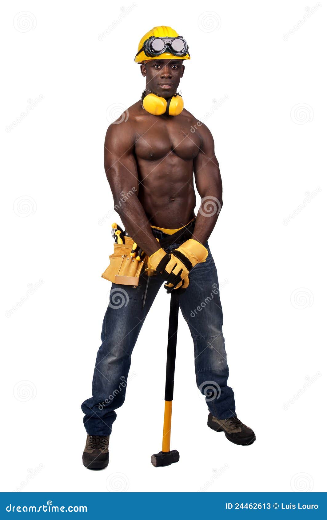 Worker stock image. Image of plumber, carpenter, helmet - 24462613