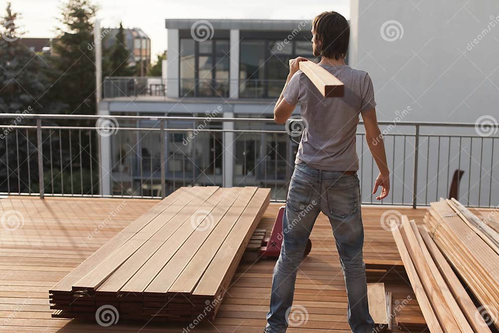 Worker stock photo. Image of labor, flooring, home, employee - 25259900