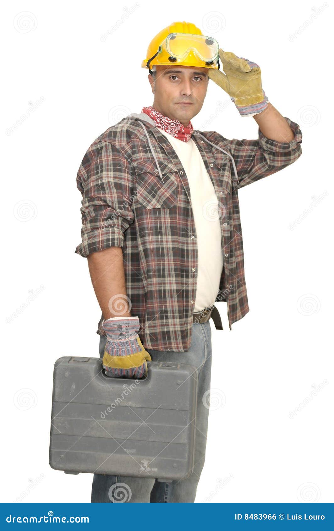 Worker stock photo. Image of male, interior, construction - 8483966