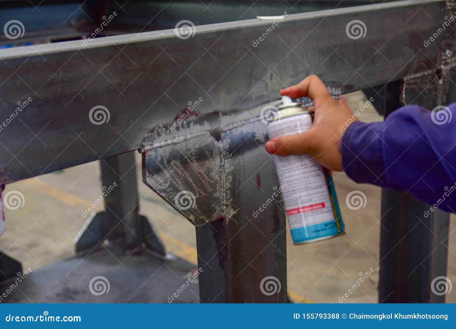 Penetrant Testing Inspection NDT For Pressure Vessel Royalty-Free Stock ...