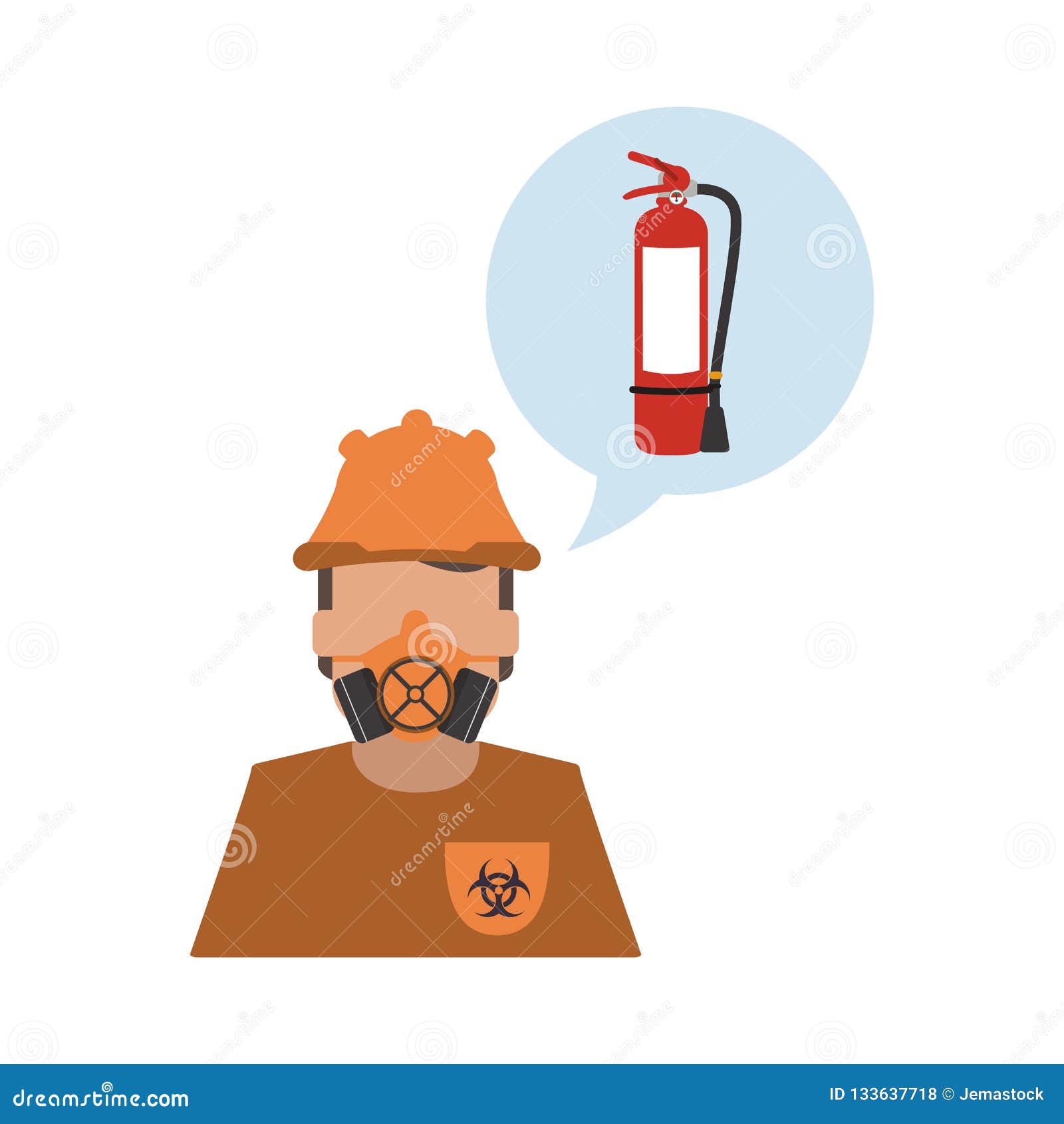 Construction worker avatar stock vector. Illustration of male - 133637718