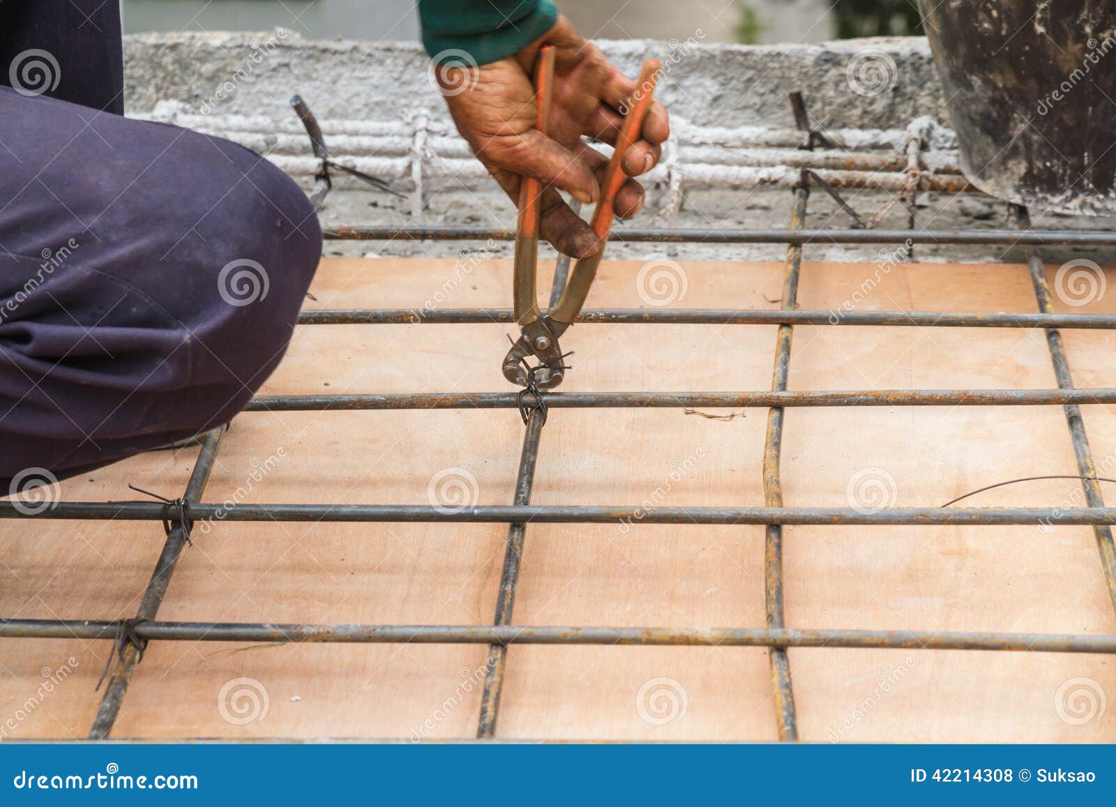 Worker bending steel stock photo. Image of working, labor - 42214308
