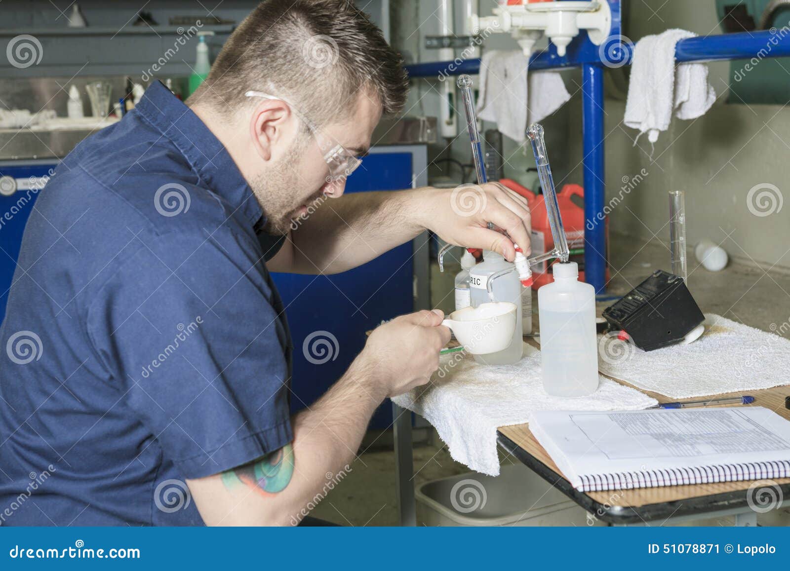 Worker boiler stock image. Image of electricity, compressor - 51078871