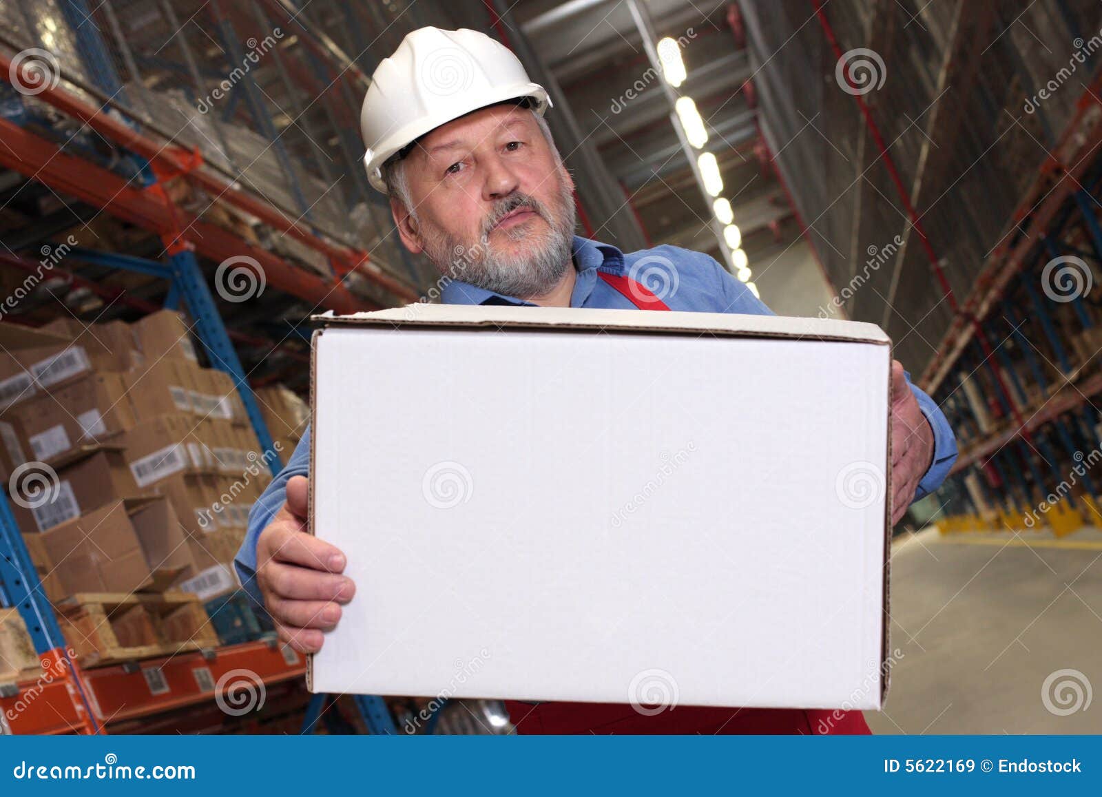 Worker carrying box stock image. Image of distribution - 5622169