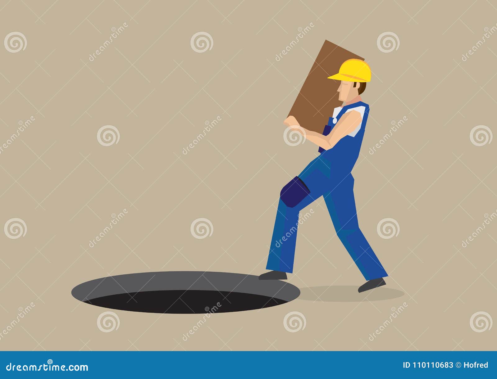 Accident at Work Cartoon Vector Illustration Stock Vector ...