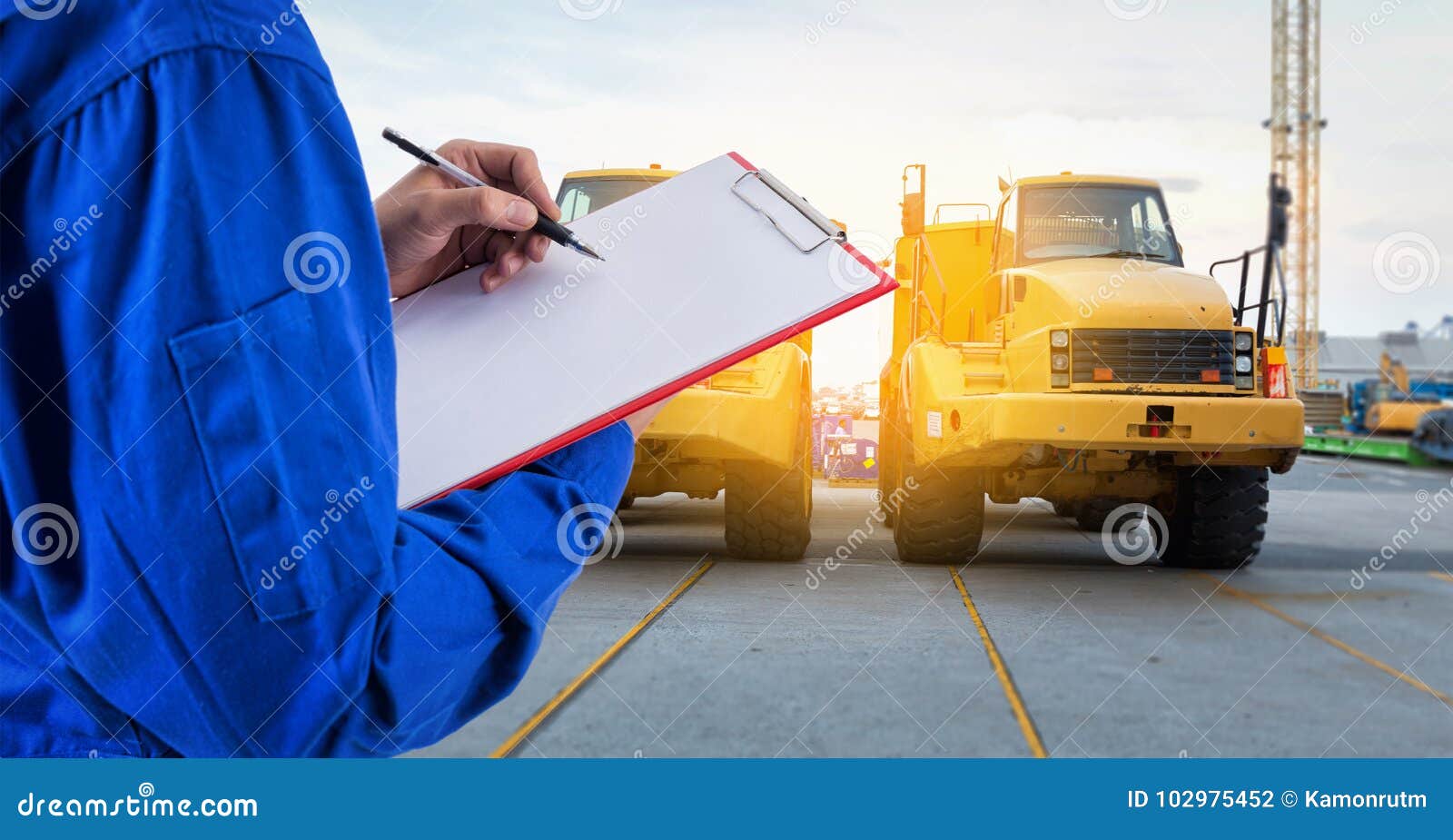 Worker checking document stock photo. Image of mechanical - 102975452
