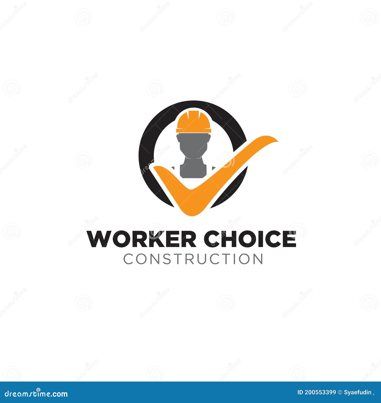 Worker Choice Logo Designs Modern for Construction Logo Service Stock ...