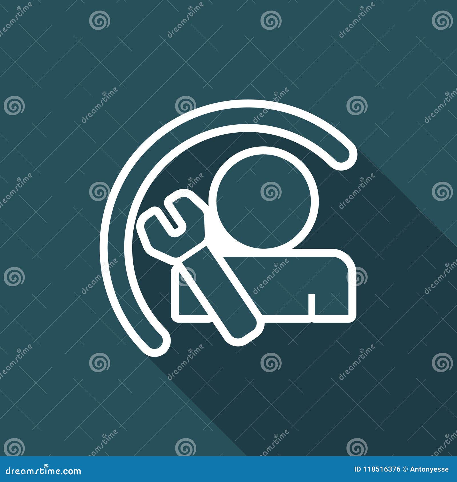 Worker concept symbol stock vector. Illustration of symbol - 118516376