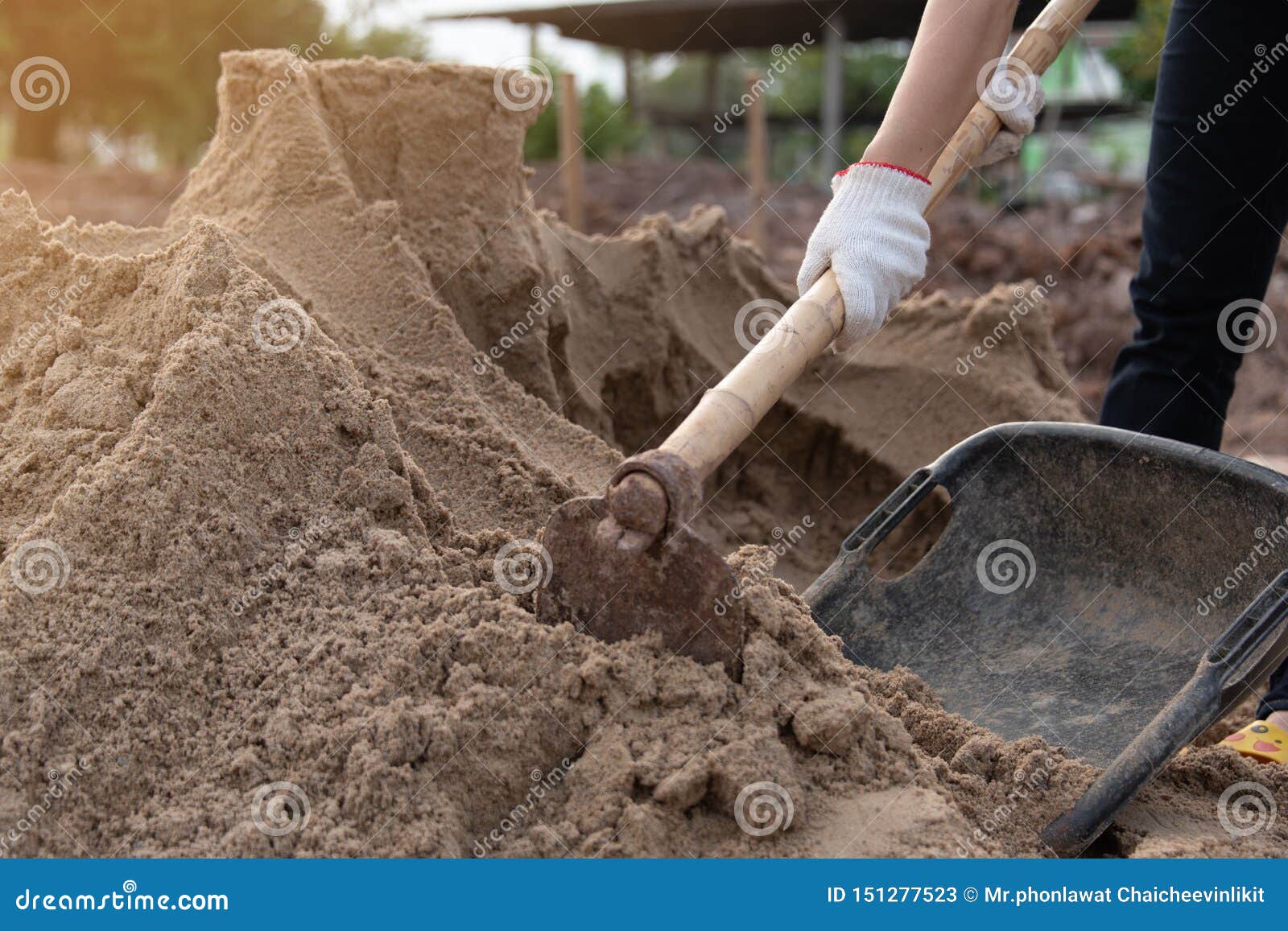 Worker construction stock image. Image of background - 151277523