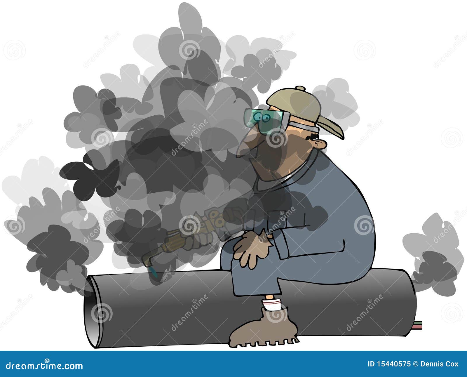 Oxy Acetylene Cutting Gear Vector Illustration | CartoonDealer.com ...