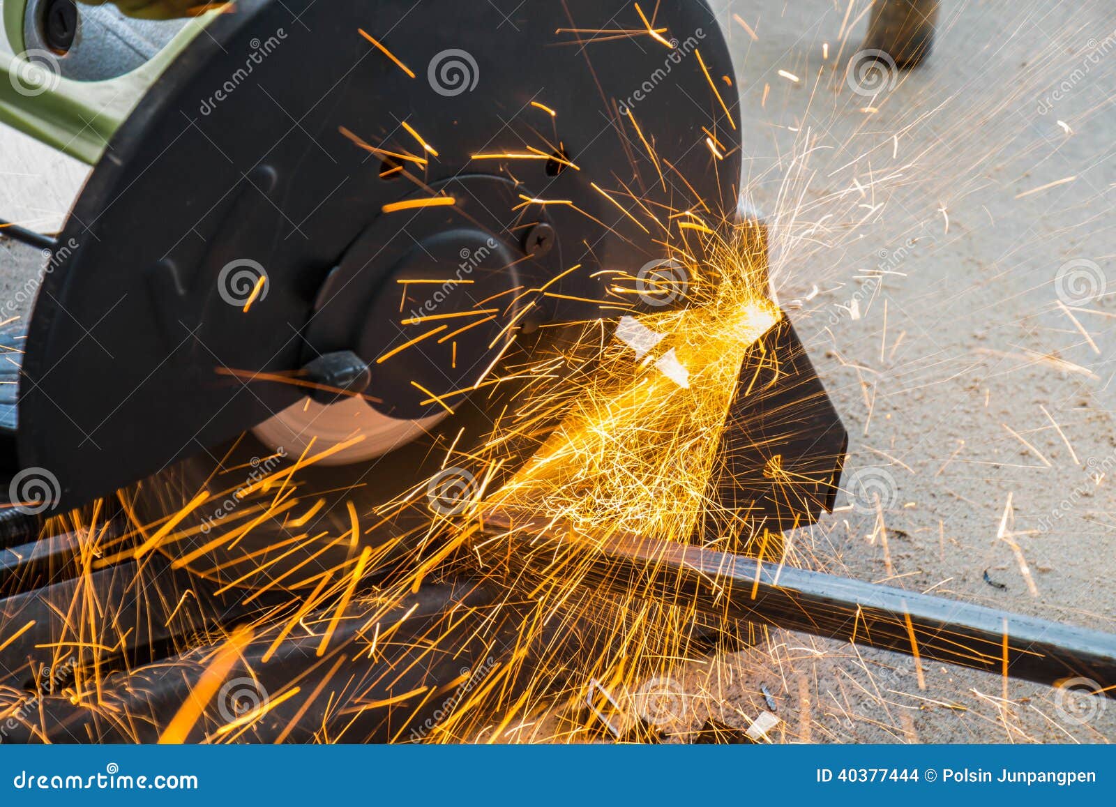 Worker are cutting steel stock photo. Image of labor - 40377444