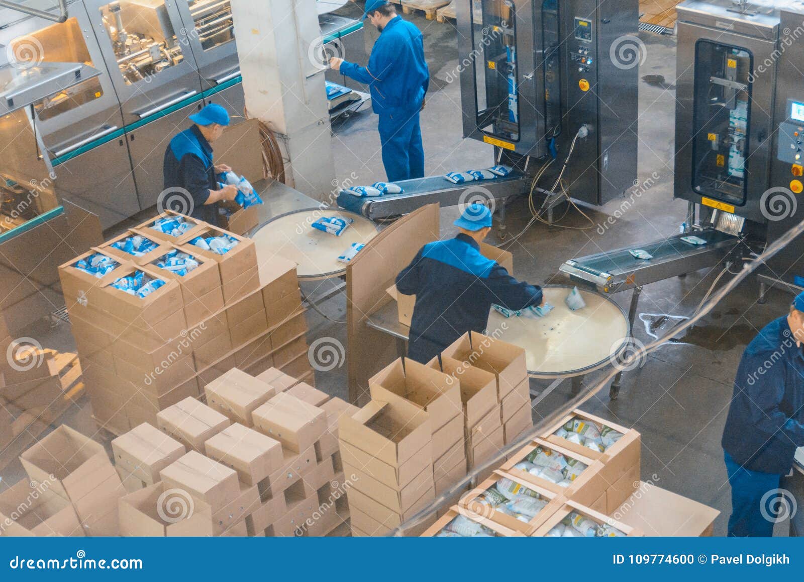 Worker at the Dairy Factory Editorial Image - Image of cheese, biology ...