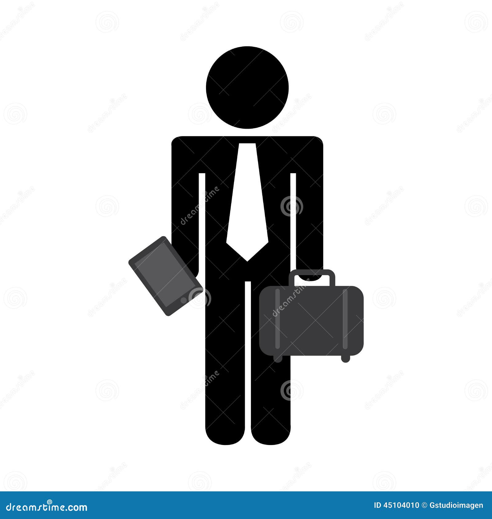 Worker design stock vector. Illustration of figure, manager - 45104010