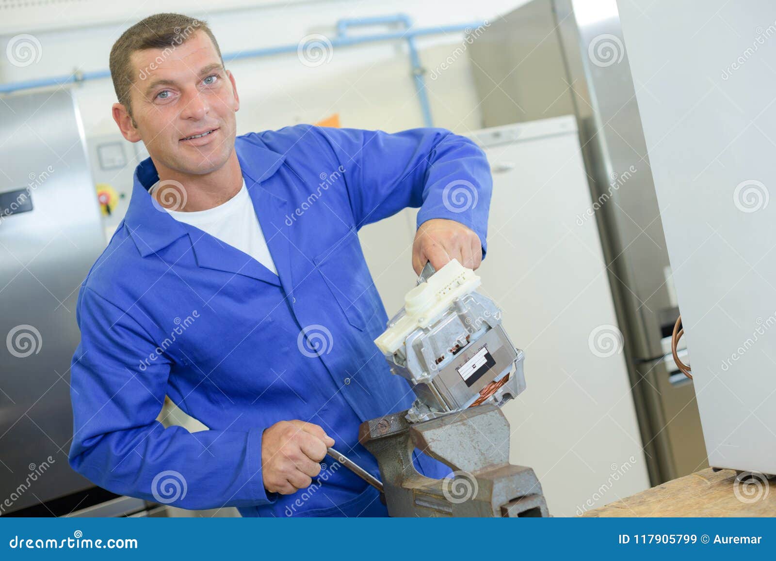 Worker doing his work stock image. Image of fixing, tool - 117905799