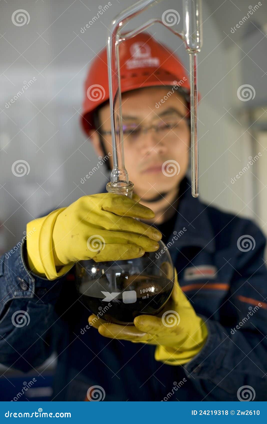 The Worker is Doing Testing in Laboratory Stock Photo - Image of ...