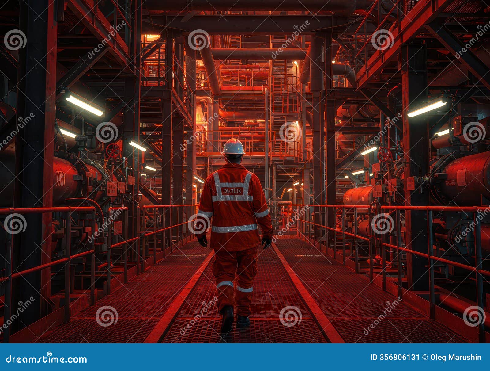 The Worker is Engaged in the Maintenance and Control of Processes at ...