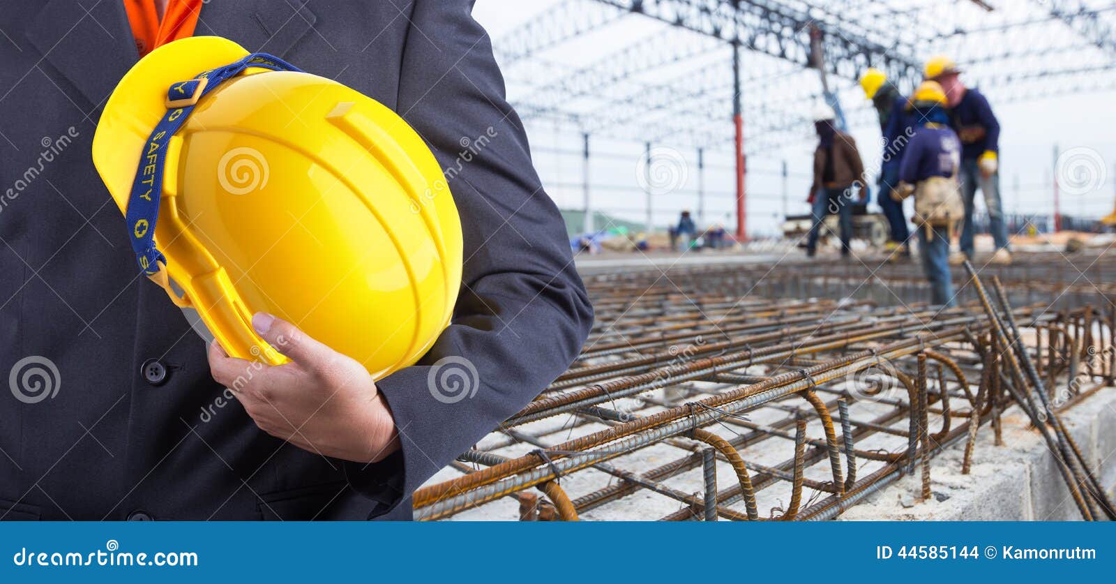 Worker or Engineer Holding in Hands Yellow Helmet Stock Photo - Image ... Worker or Engineer Holding in Hands Yellow Helmet Stock Photo - Image ...