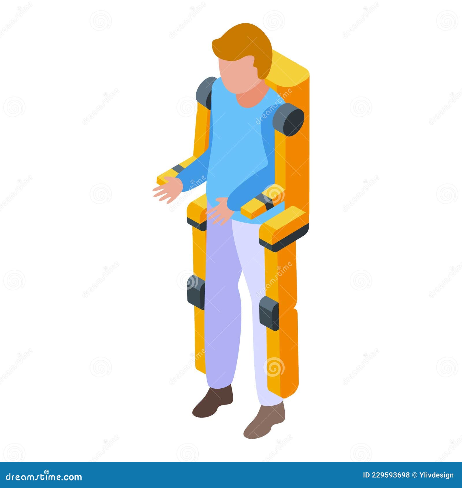 Exoskeleton Icon Vector Isolated On White Background, Exoskeleton Sign ...