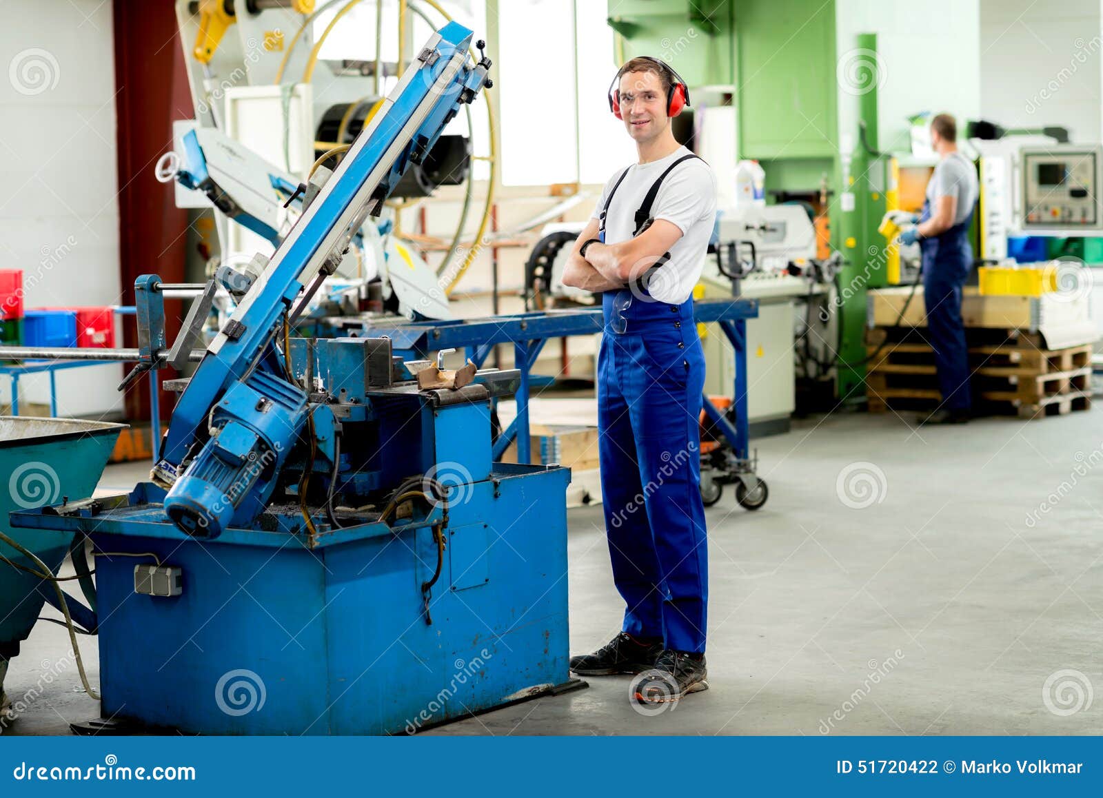 Worker in factory stock photo. Image of middle, handyman - 51720422