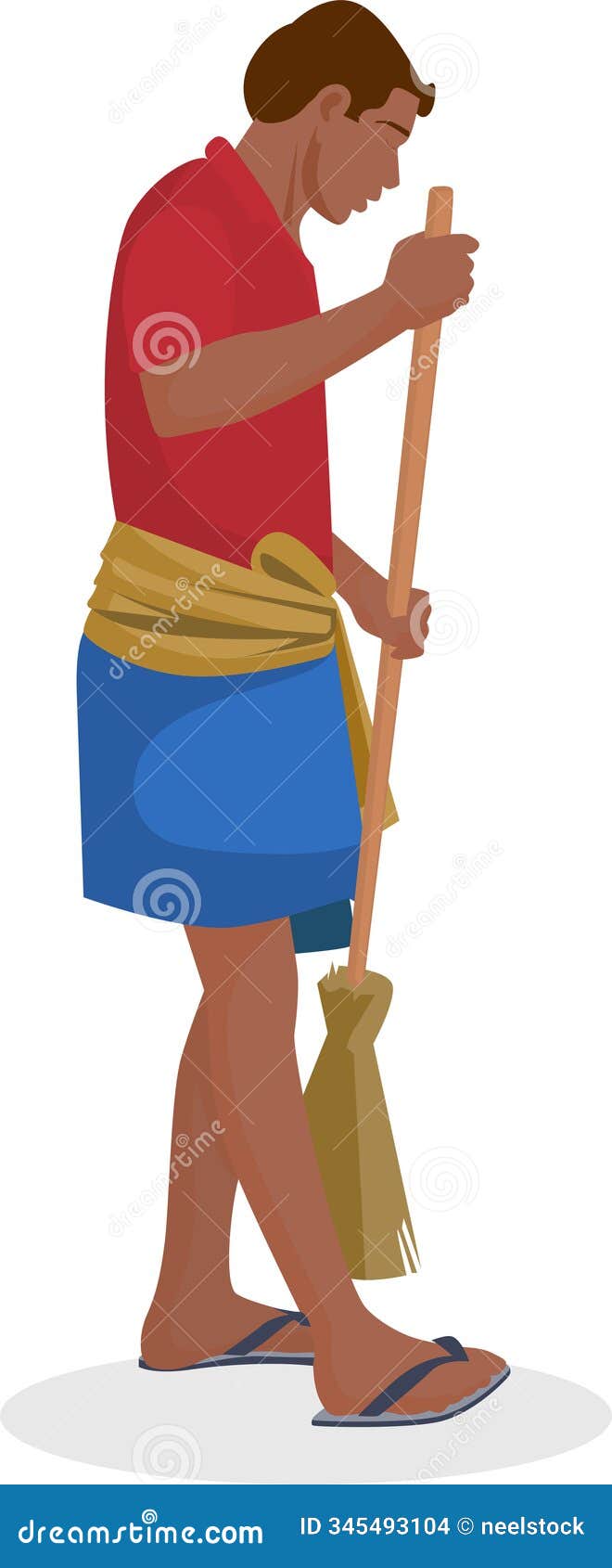 Worker, Garbage collector stock illustration. Illustration of vehicle ... Worker, Garbage collector stock illustration. Illustration of vehicle ...
