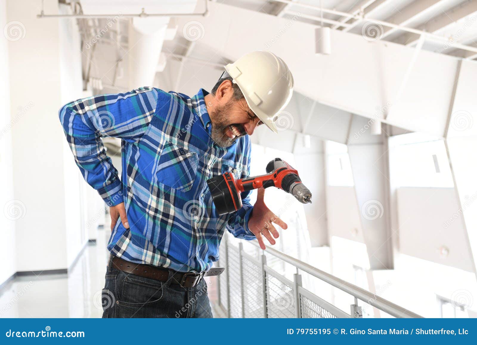 Worker Getting Injury stock image. Image of stress, workman - 79755195