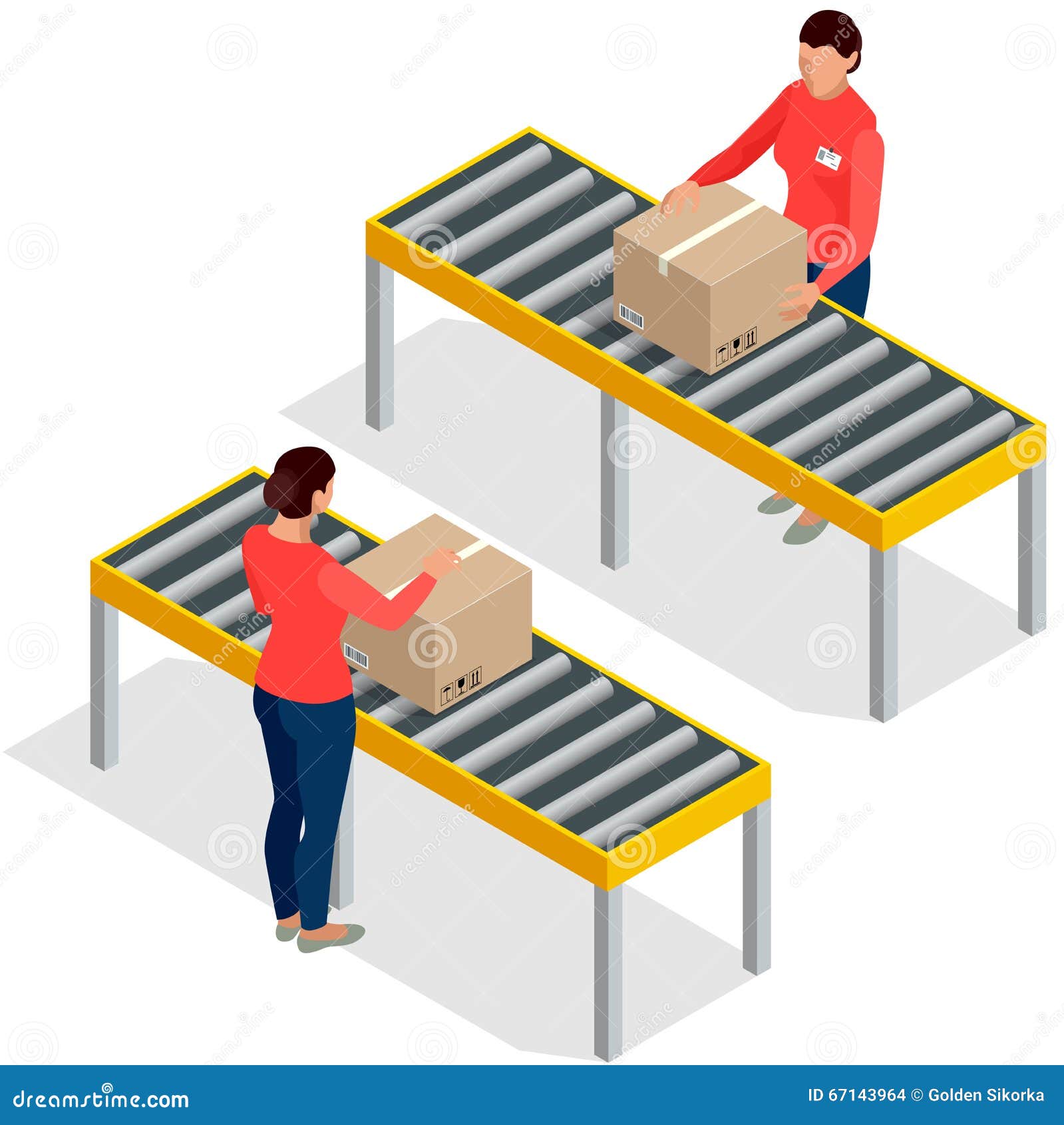 Packing Worker Stock Illustrations – 3,157 Packing Worker Stock ...
