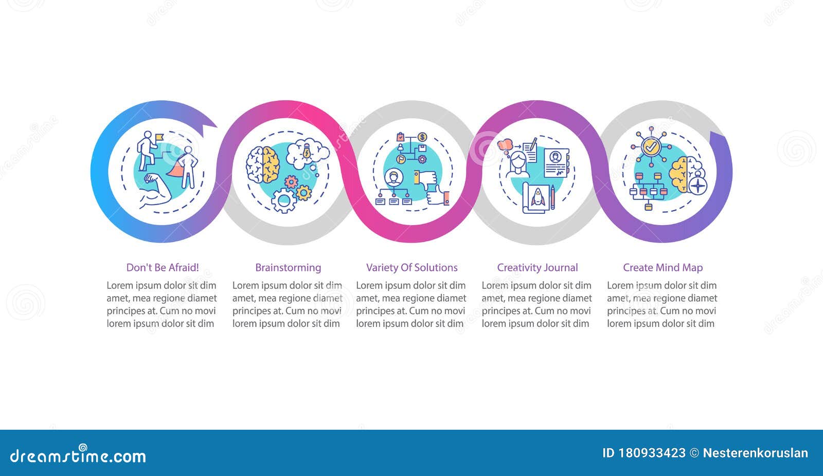 Worker Growth Vector Infographic Template Stock Vector - Illustration ...