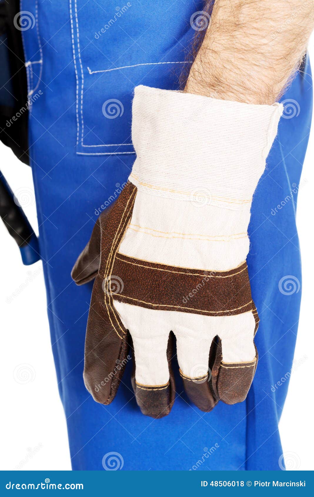 Worker Hand with Protection Glove Stock Photo - Image of occupation ...