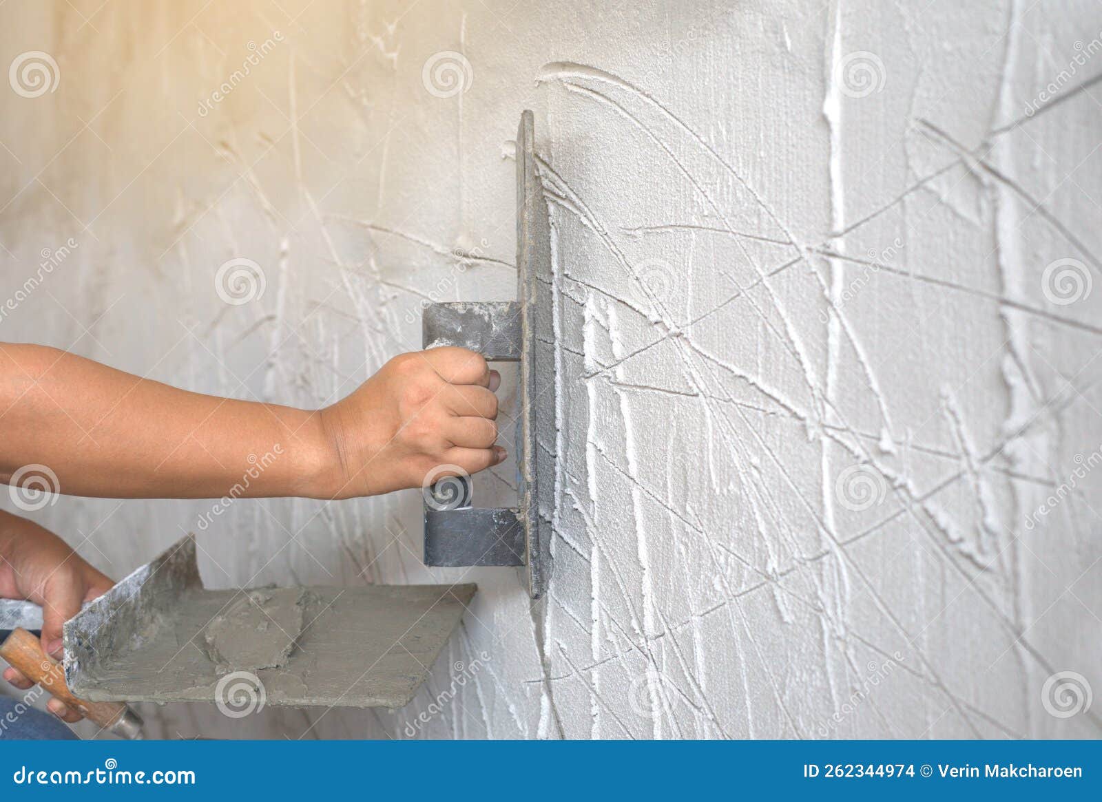 Scratch Coat Of Render On A Wall Royalty-Free Stock Image ...
