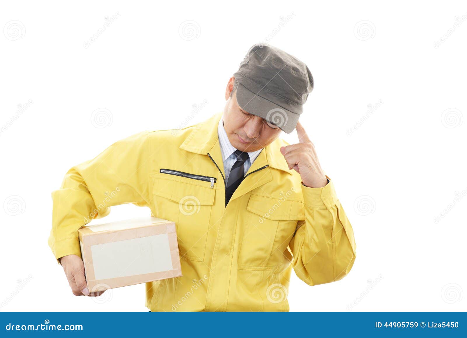 Worker having a headache stock image. Image of anxiety - 44905759