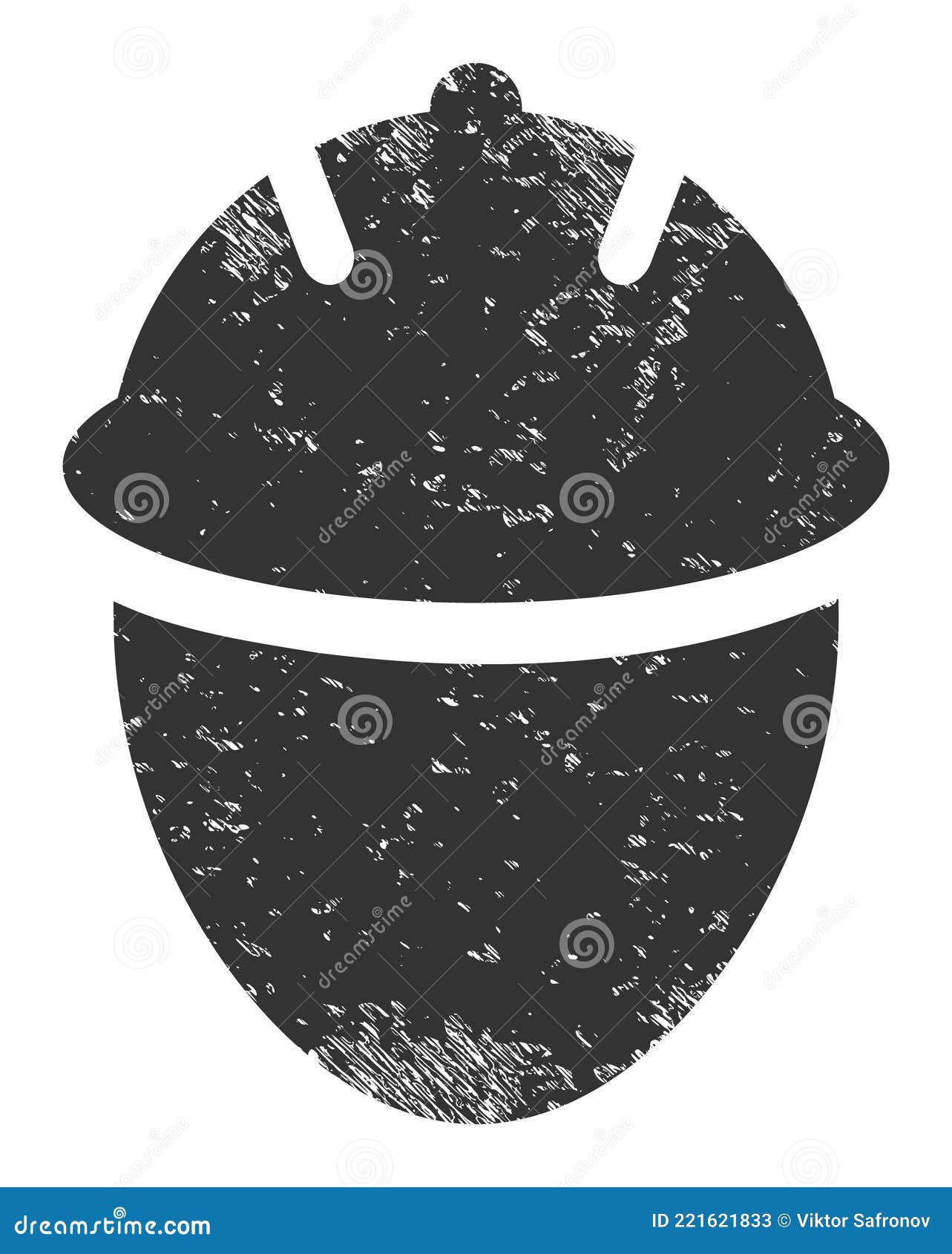 Worker Head Grunge Icon Symbol Stock Vector - Illustration of design ...
