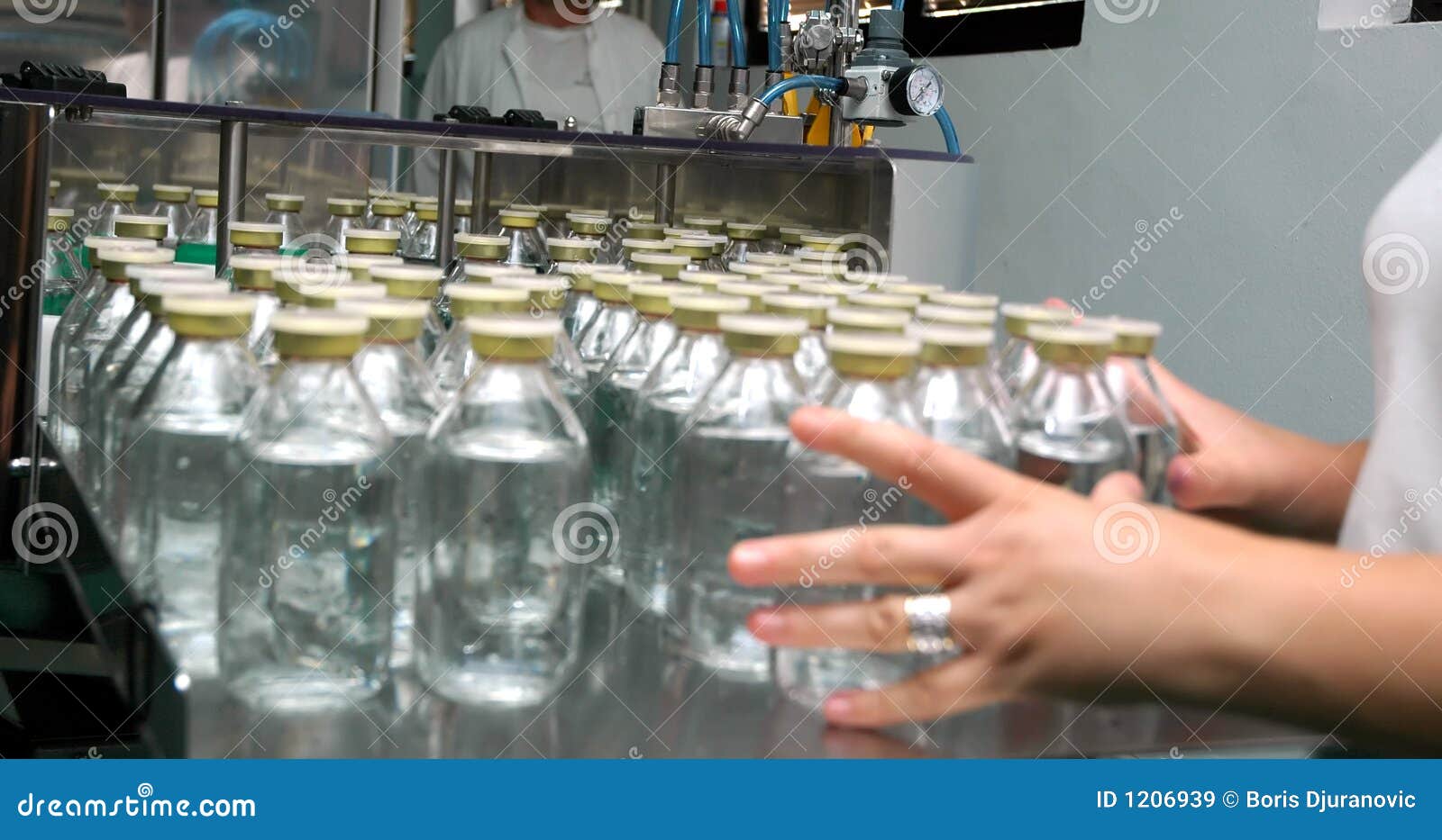 Worker in Health factory stock image. Image of intravenous - 1206939